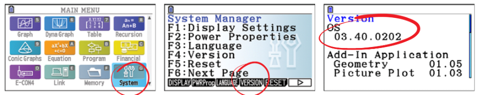 Setting up the fx-CG50 for exam success